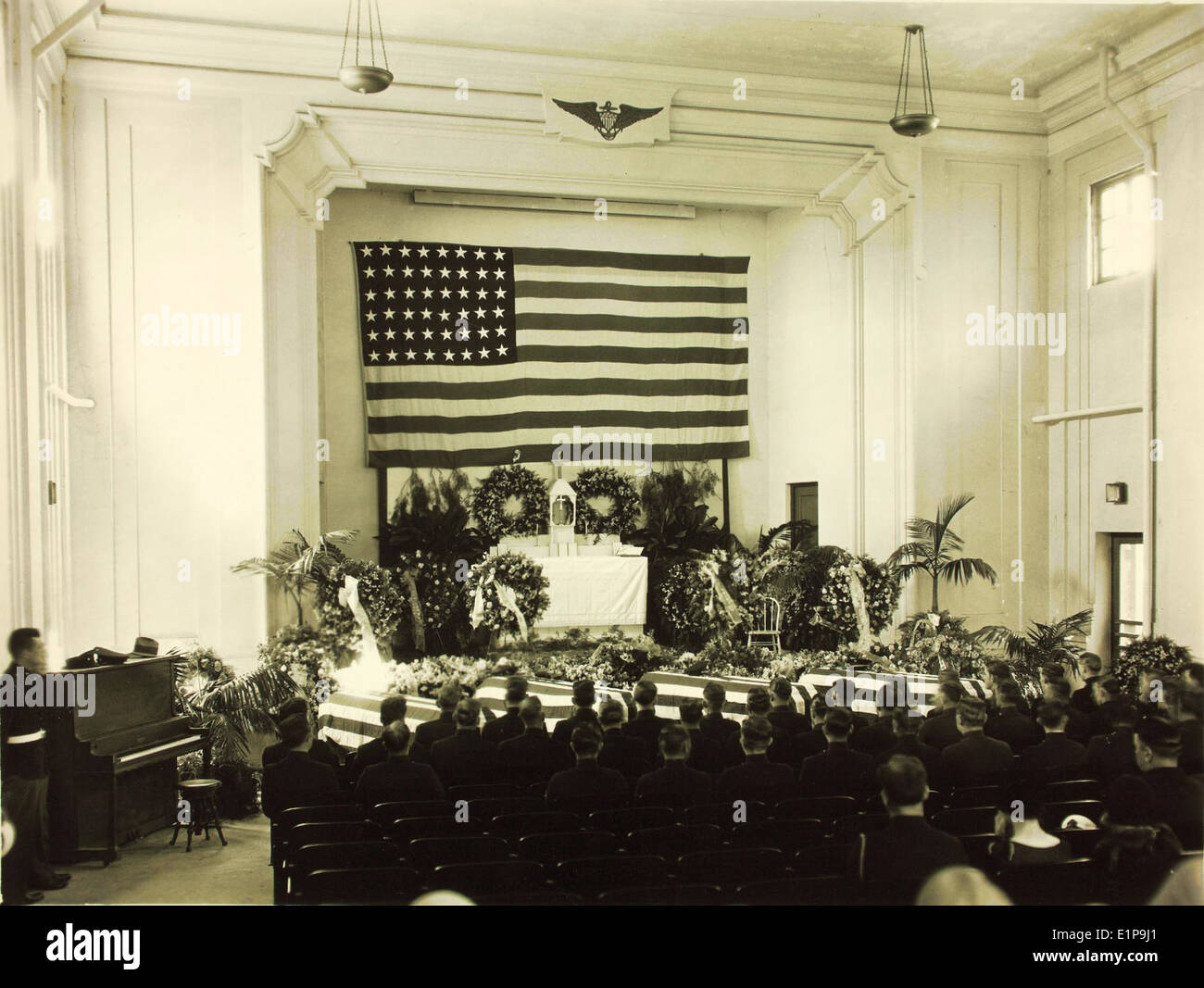 This image captures a color guard at a military event, a ceremonial ...
