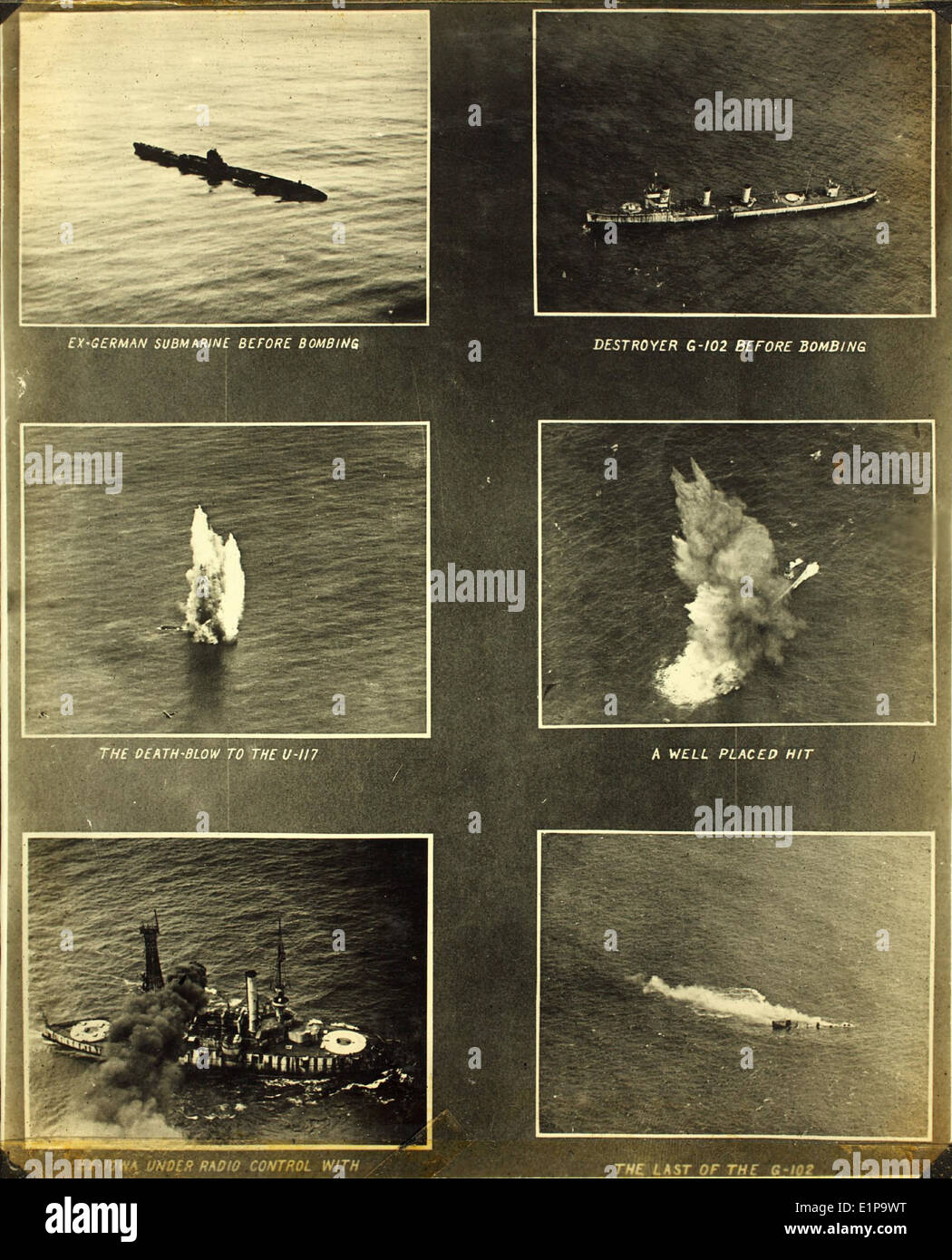 Aerialbombingtestsonships hi-res stock photography and images - Alamy