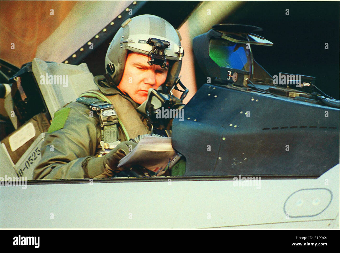 A photograph documenting Operation Allied Force, the NATO bombing ...