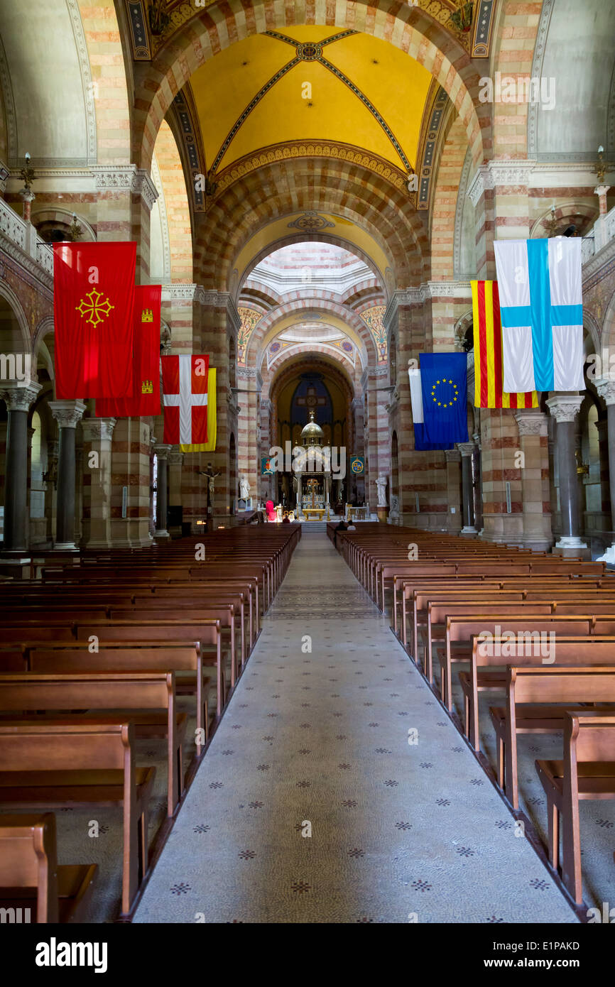 Marseille cathedral inside hi-res stock photography and images - Alamy