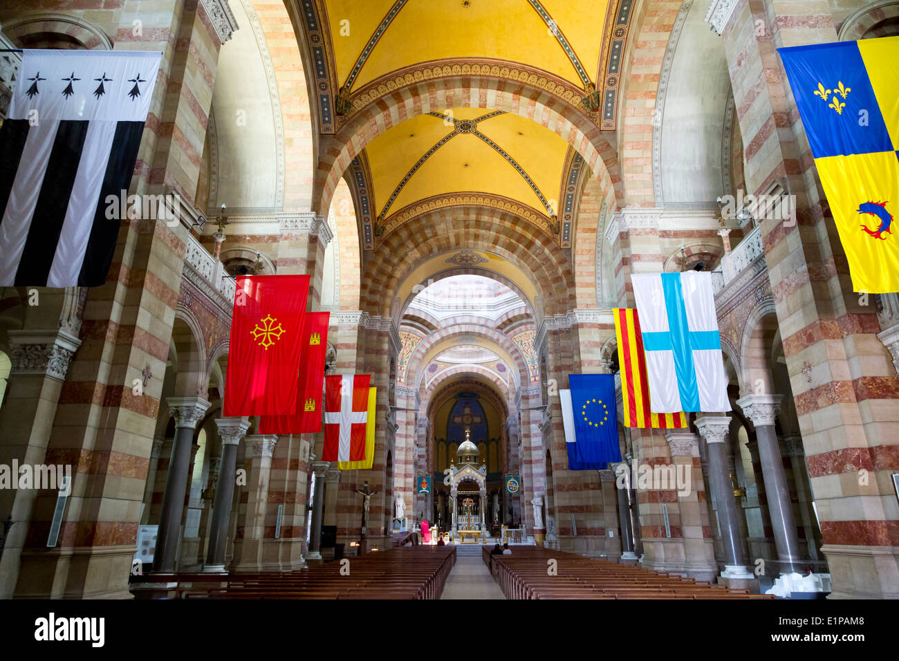 Marseille cathedral inside hi-res stock photography and images - Alamy