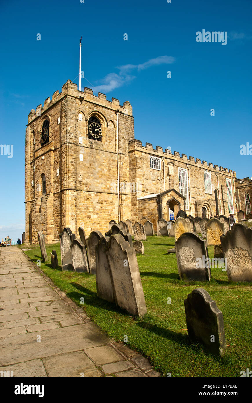 St Mary the Virgin Church at Whitby, Yorkshire Stock Photo - Alamy