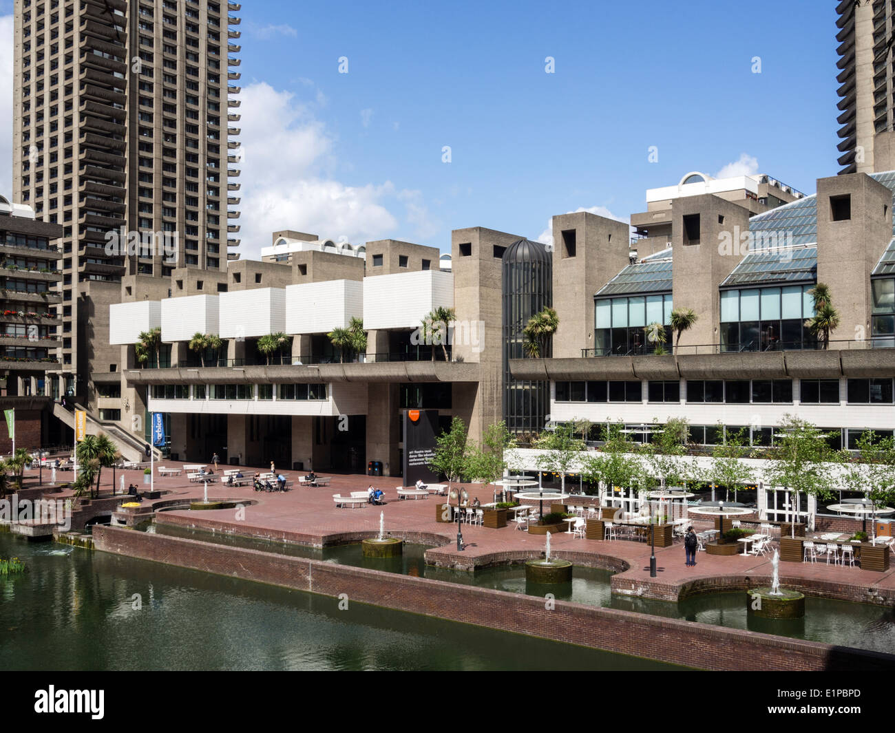 Entrance to the Barbican in the city of London Stock Photo - Alamy