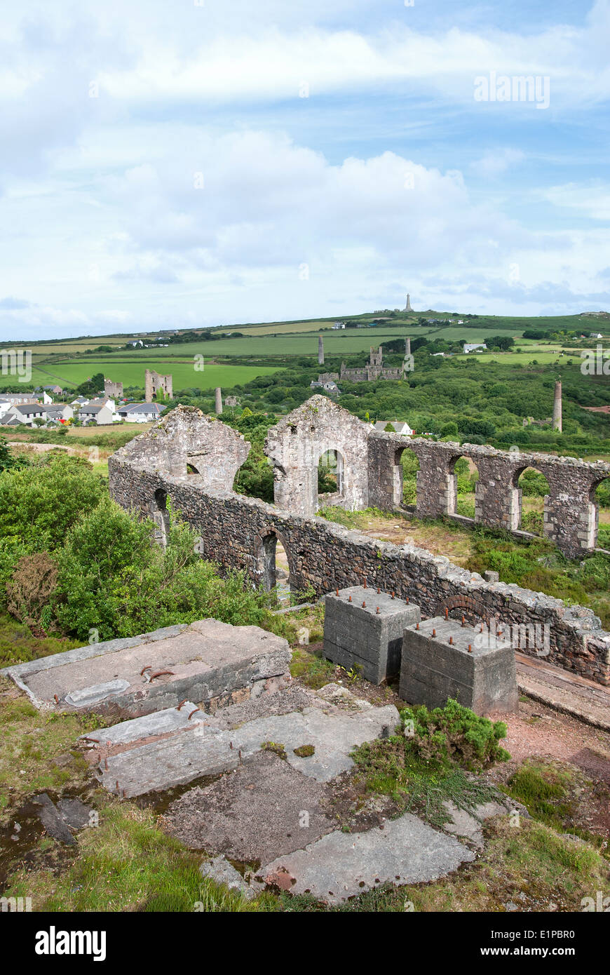 part of the " great flat lode " mining area between redruth and ...