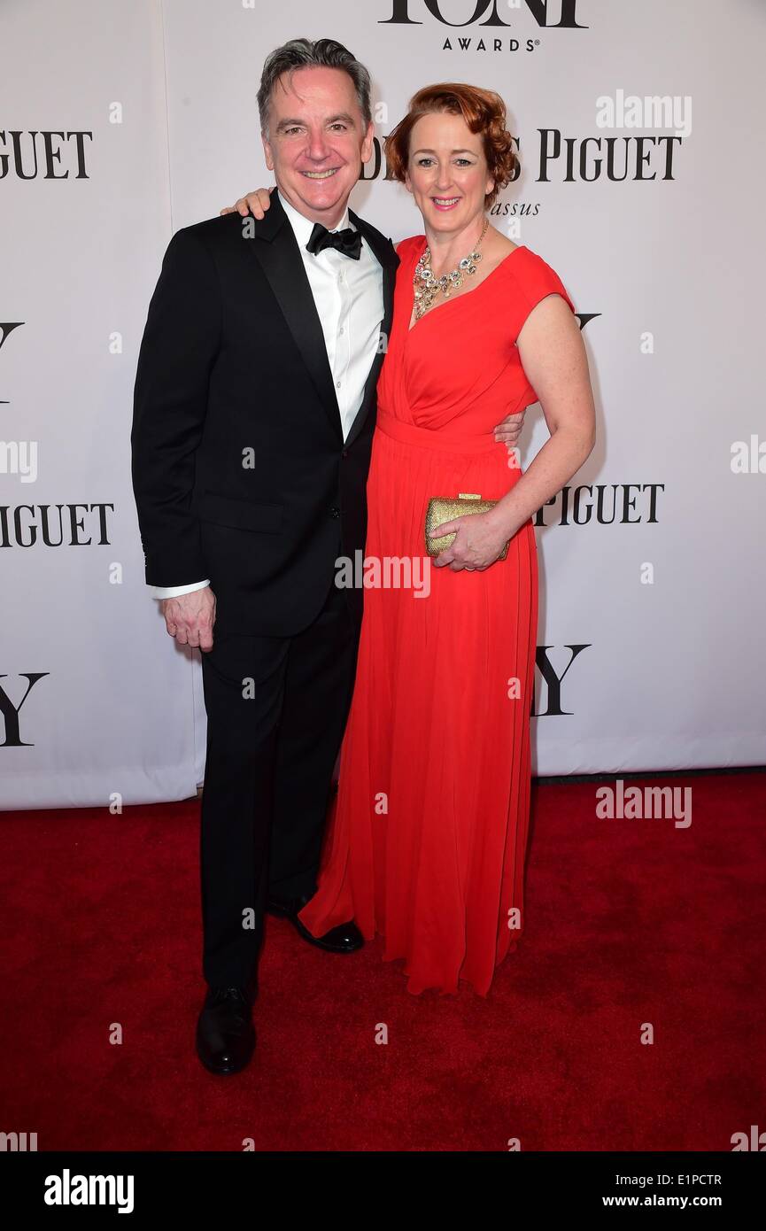 New York, NY, USA. 8th June, 2014. Jim Houghton, Joyce O'Connor at ...
