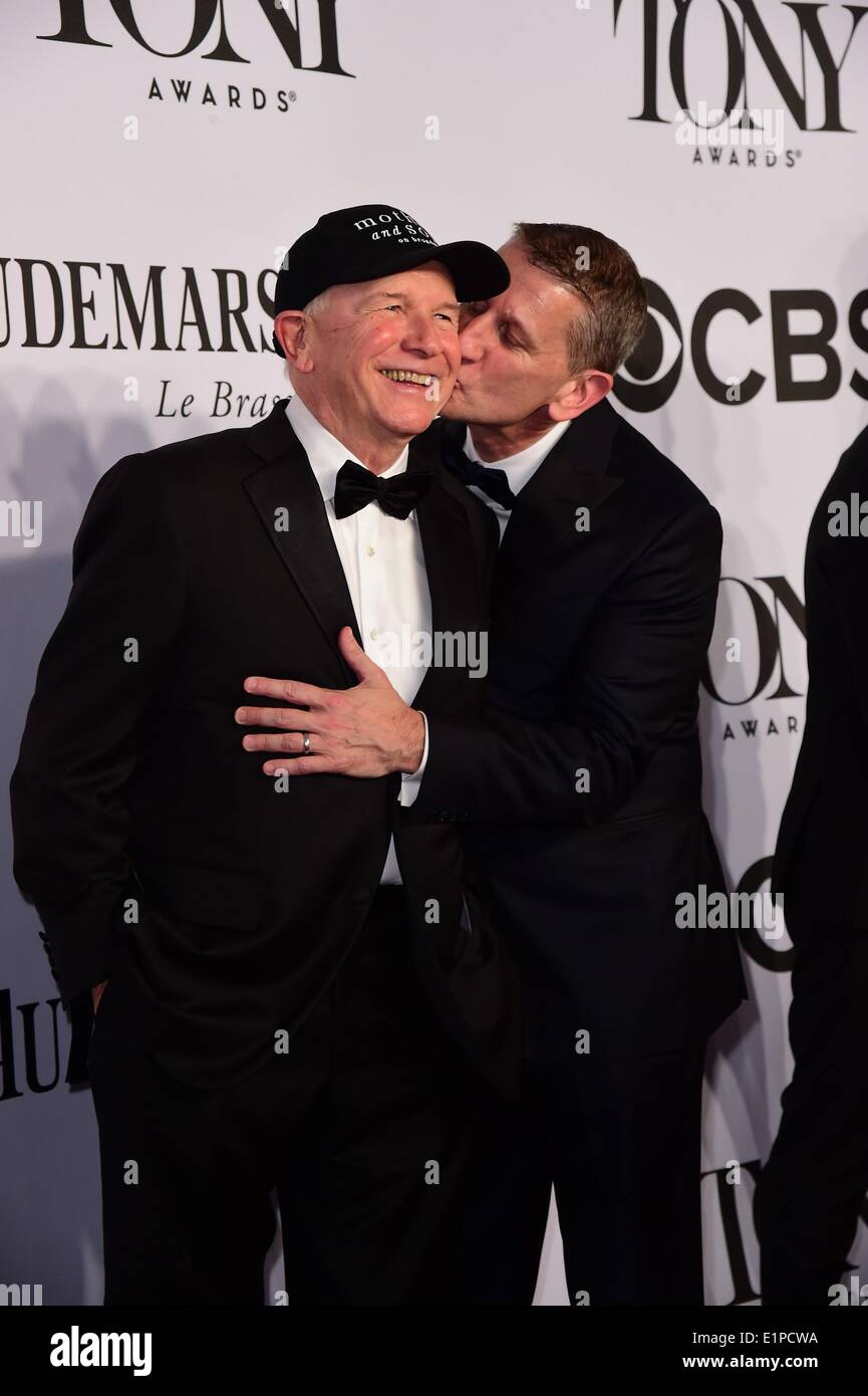 New York, NY, USA. 8th June, 2014. Terrence McNally, Thomas Kirdahy at ...