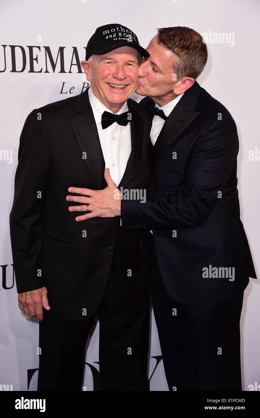 New York, NY, USA. 8th June, 2014. Terrence McNally, Thomas Kirdahy at ...