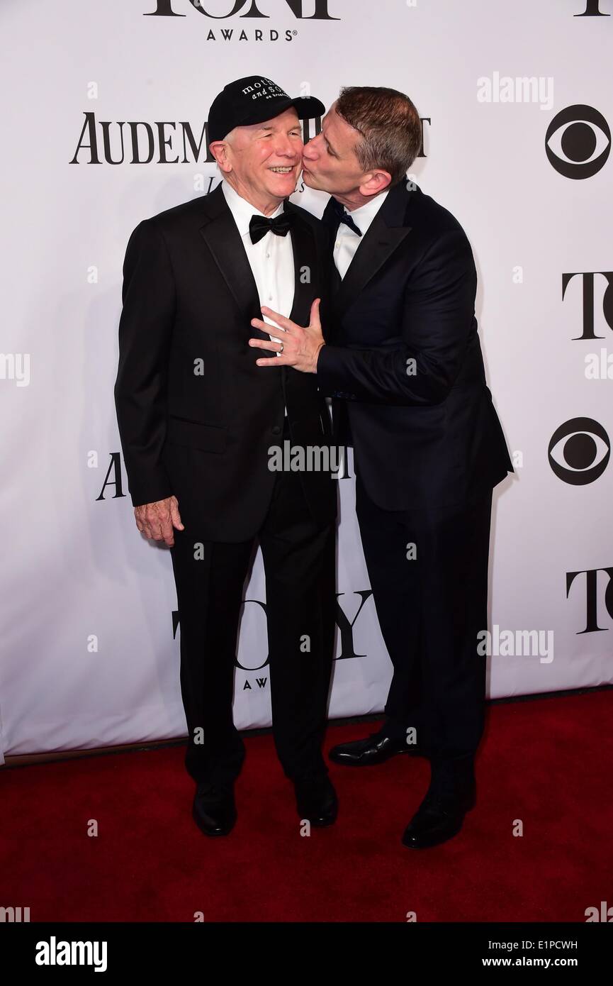 New York, NY, USA. 8th June, 2014. Terrence McNally, Thomas Kirdahy at ...
