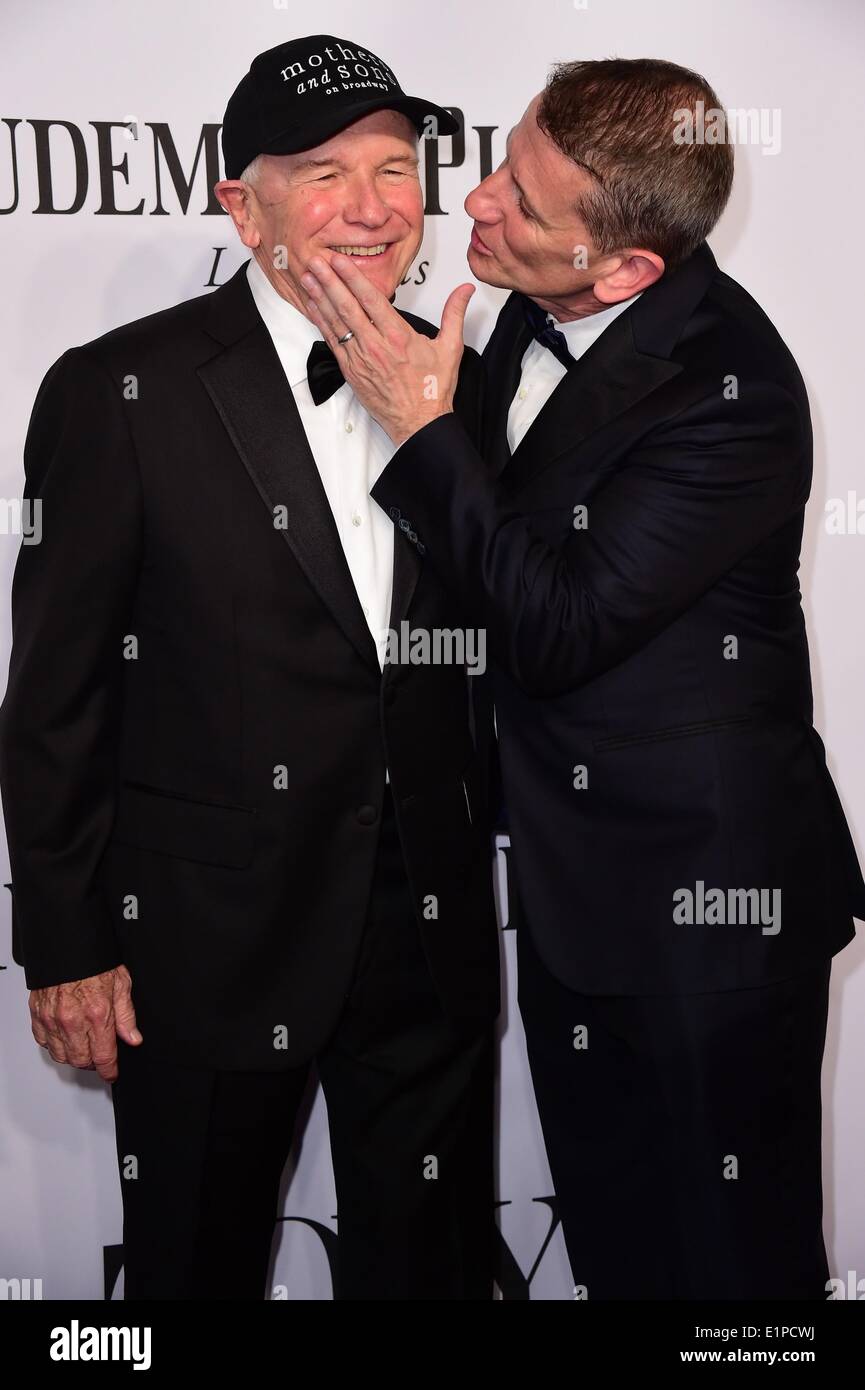 New York, NY, USA. 8th June, 2014. Terrence McNally, Thomas Kirdahy at ...