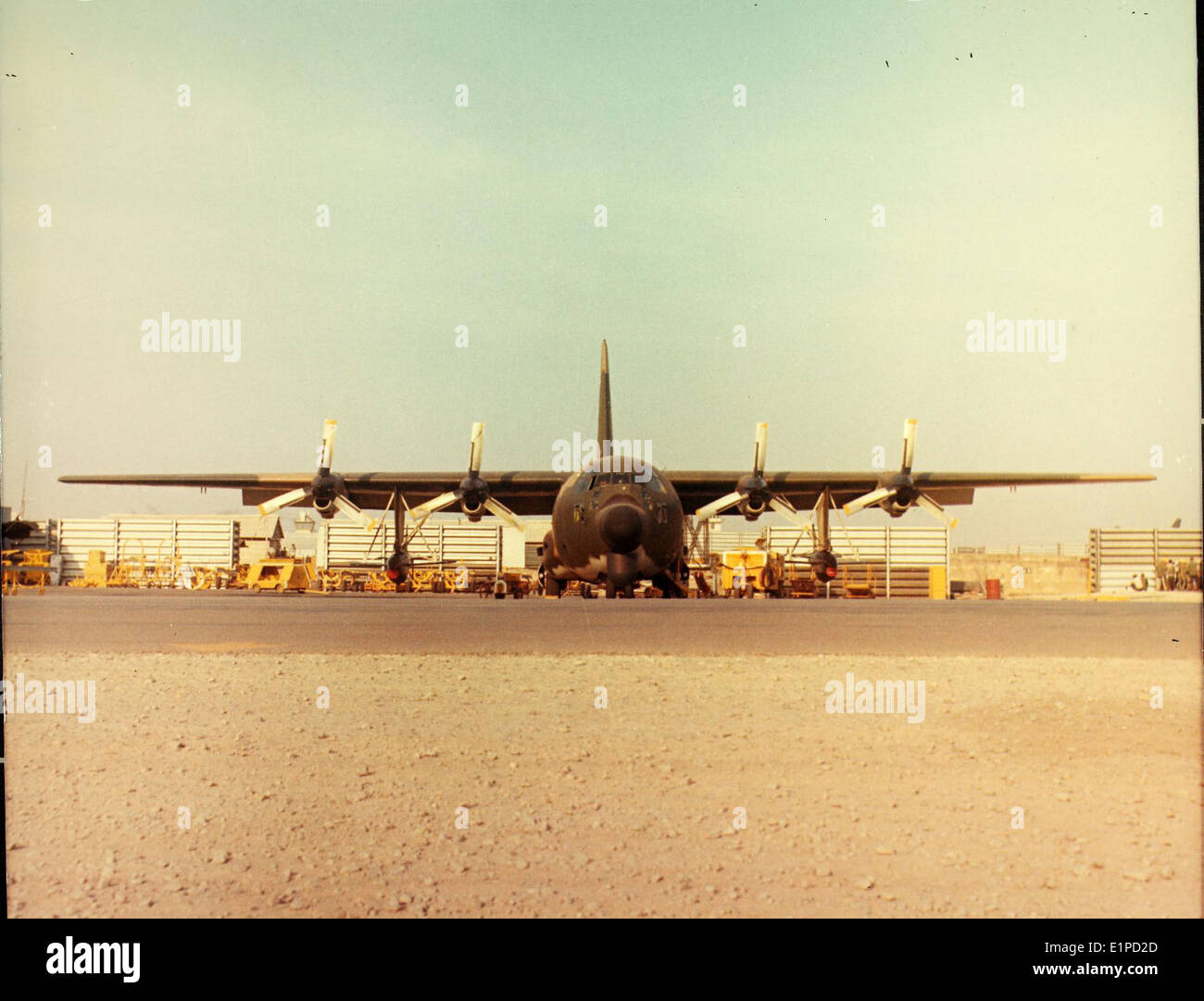 The C-130 Hercules, a versatile transport aircraft, was used ...