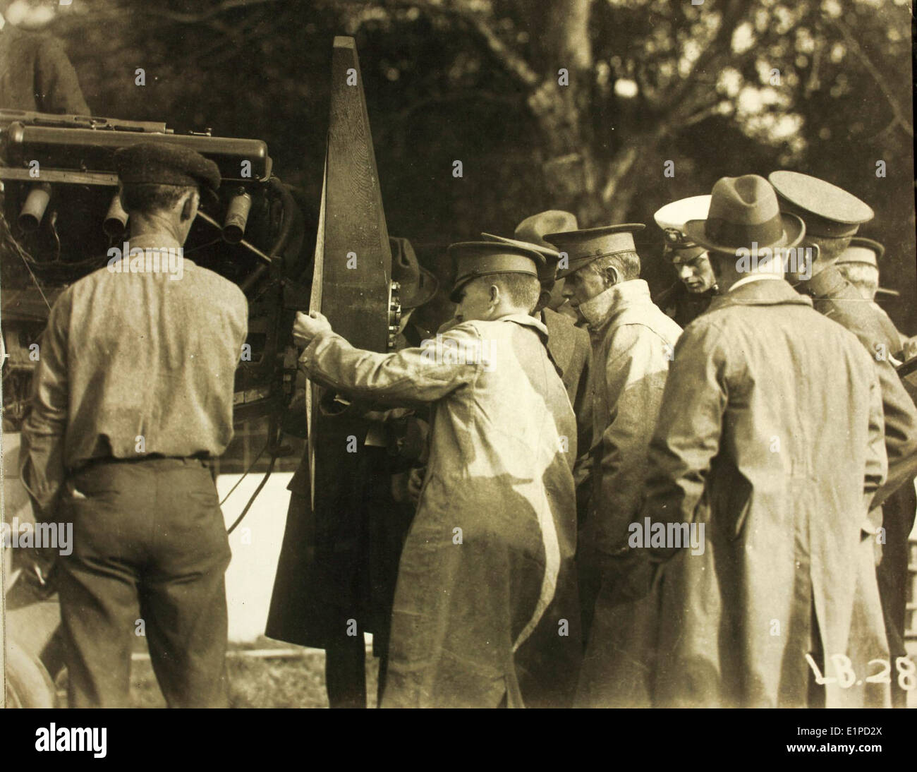 This image captures a gun synchronization test, a crucial development ...