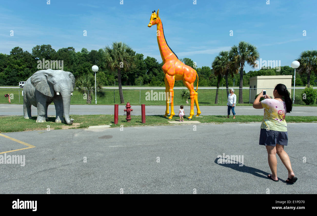 Hamer, South Carolina, USA. 08th June, 2014. A woman makes a keepsake ...