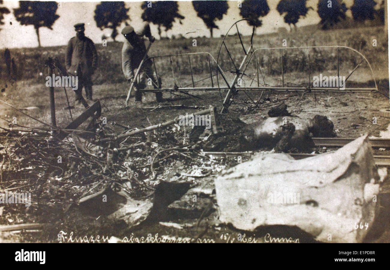 The tragic fatal plane crash during World War I highlights the risks ...