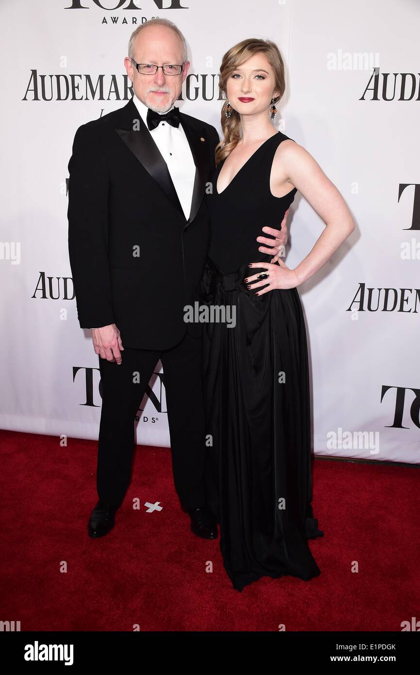 New York, NY, USA. 8th June, 2014. Robert Schenkkan, Sarah Schenkkan at ...