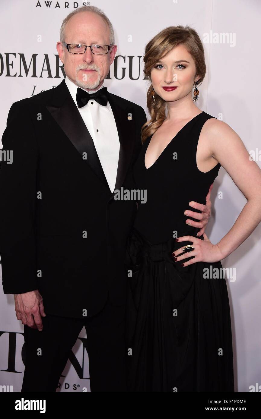 New York, NY, USA. 8th June, 2014. Robert Schenkkan, Sarah Schenkkan at ...