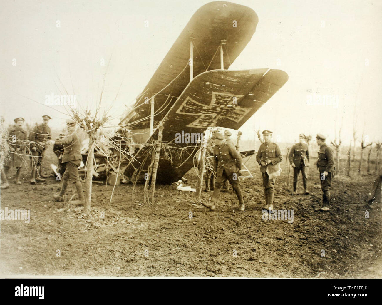 Ww1 aircraft wreckage hi-res stock photography and images - Alamy
