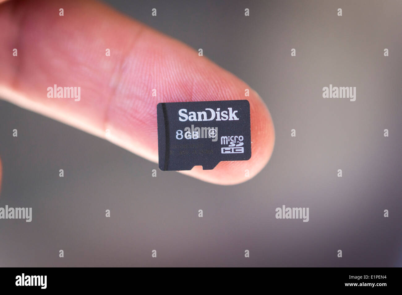 Close-up of Micro SD Card on finger Stock Photo - Alamy