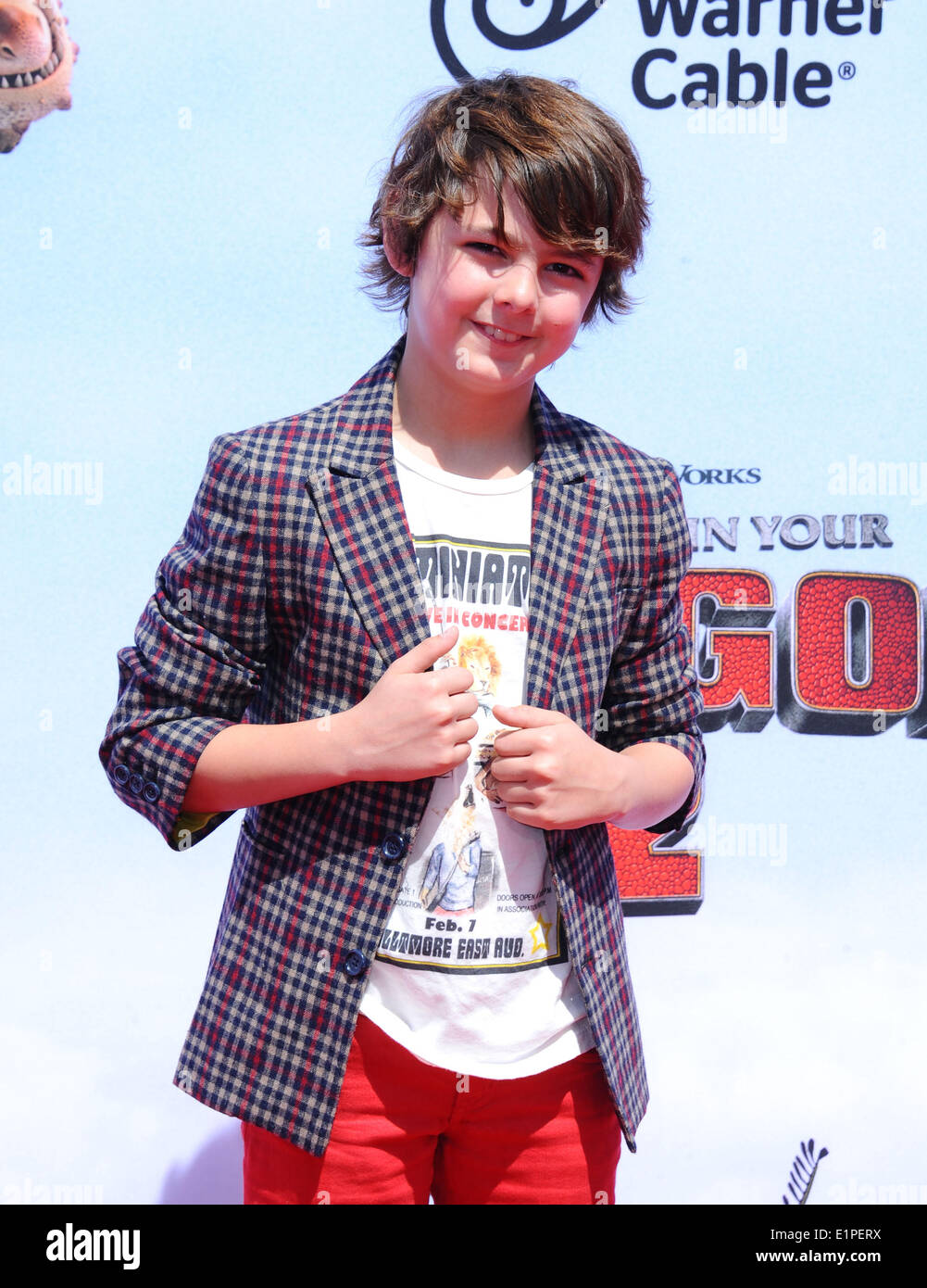 Los Angeles, California, USA. 8th June, 2014. Max Charles attending the Los Angeles Premiere of ...