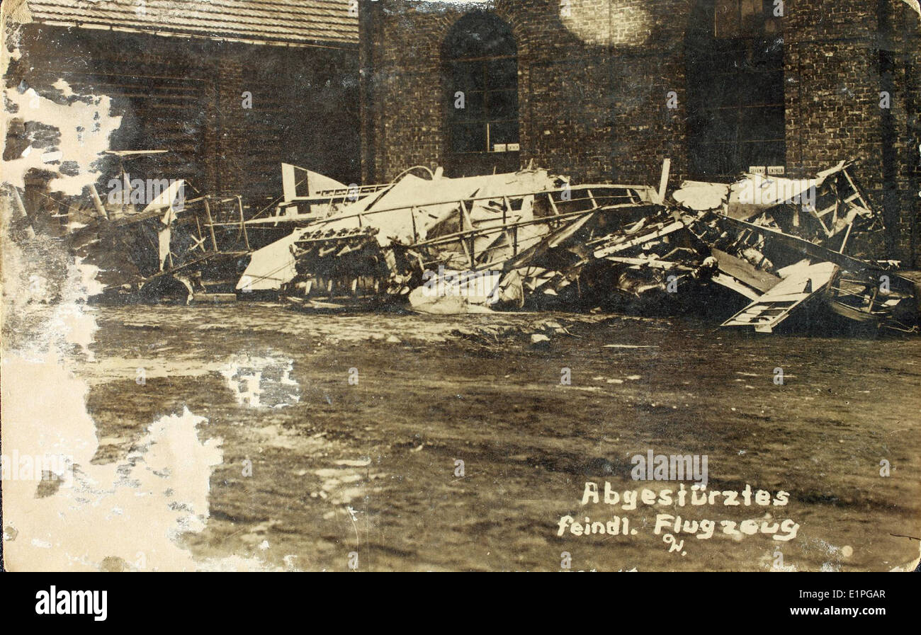 This collection of photographs and documents details aircraft crashes ...