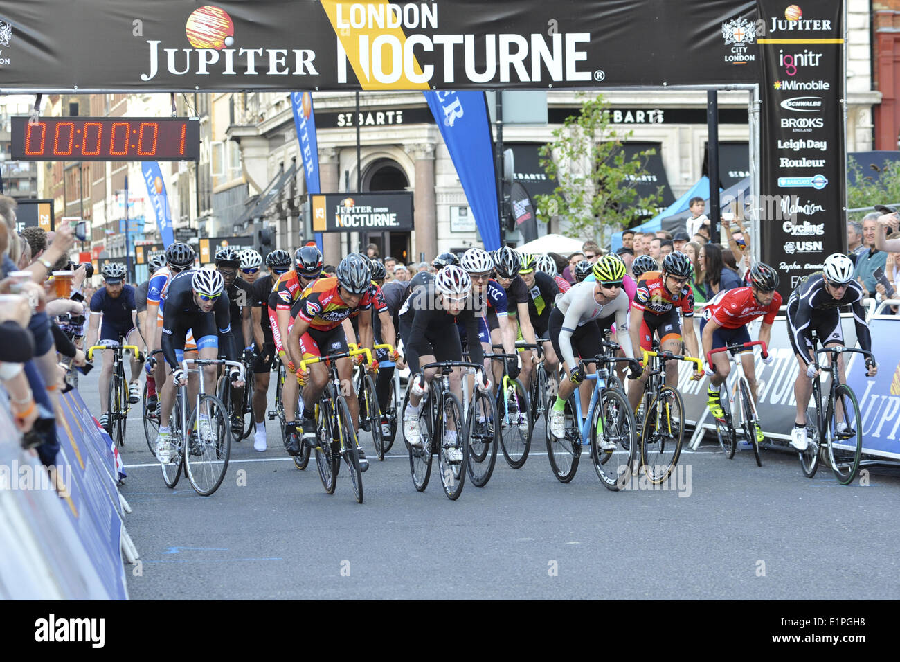 London, UK. 07th June, 2014. The start of the Condor Track Bike ...