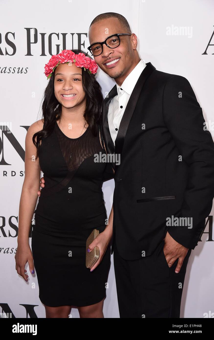 New York, NY, USA. 8th June, 2014. T.I., Daughter Deyjah at arrivals ...