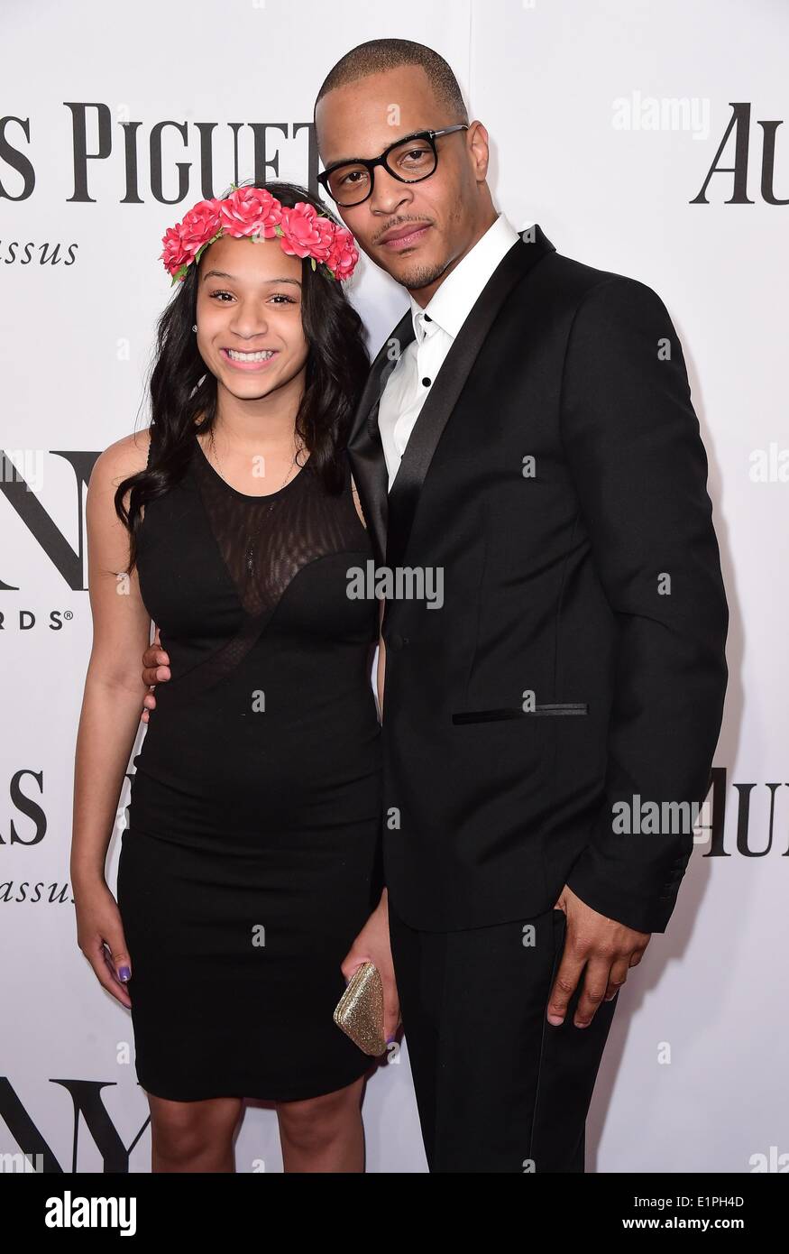 New York, NY, USA. 8th June, 2014. T.I., Daughter Deyjah at arrivals ...