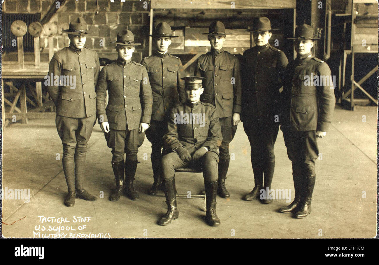 World War One Personnel Tactical Staff Stock Photo - Alamy