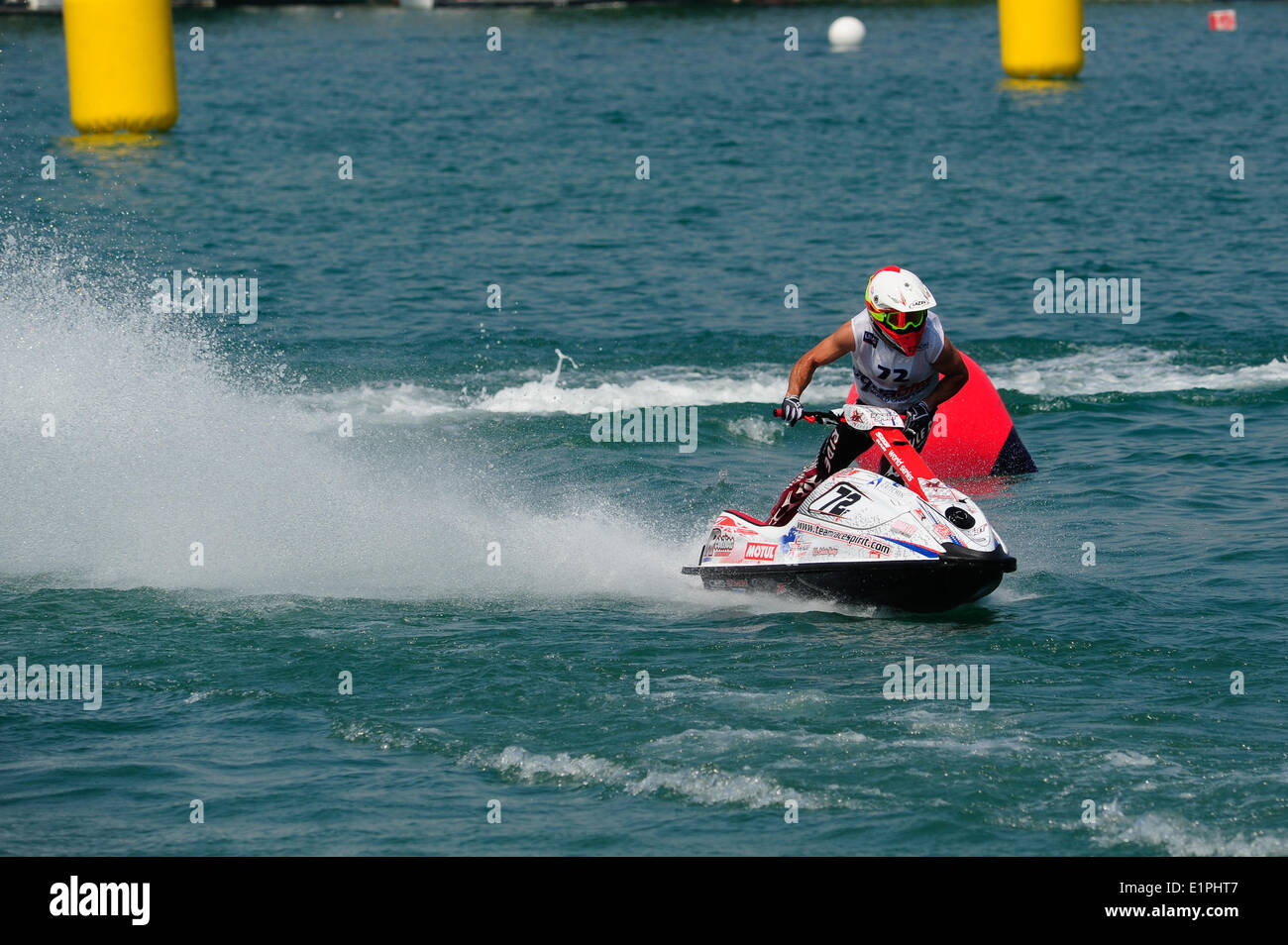 Milan, Italy. 08th June, 2014. Jeremy Poret during the Aqua-Bike World ...