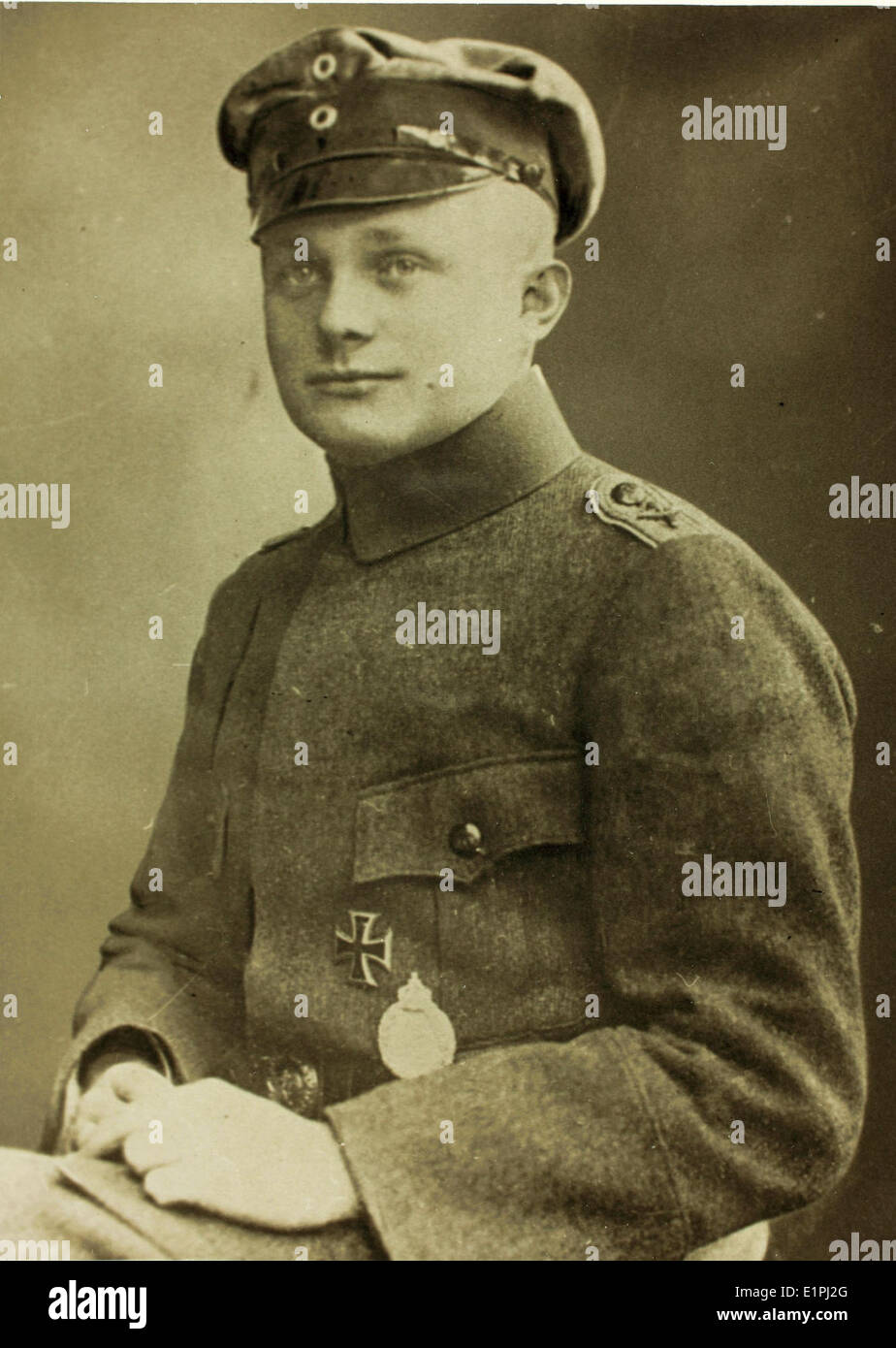 World War One German Aviator Ltn. Hans Klein, 22 victory ace Stock ...