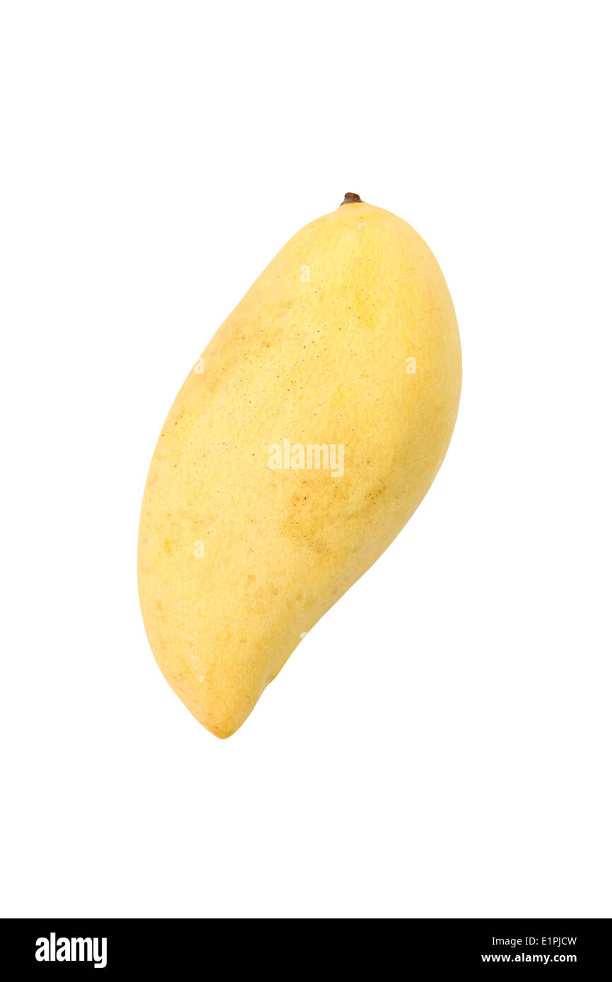 Fresh ripe mango of isolated on white background Stock Photo - Alamy