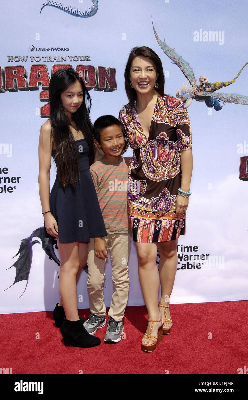 Los Angeles, CA, USA. 8th June, 2014. Michaela Zee, Cooper Dominic Zee ...