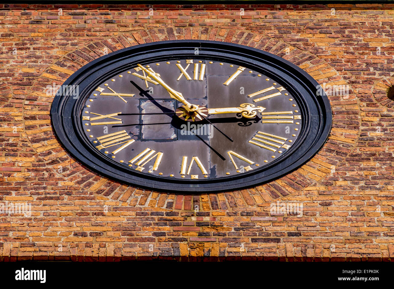 Clock on a church hi-res stock photography and images - Alamy