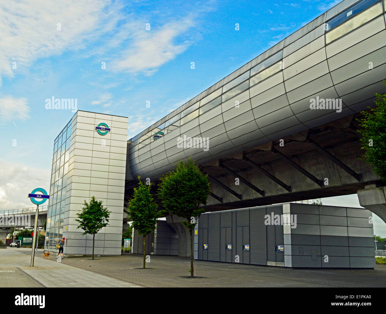 West Silvertown DLR Station, London Borough of Newham, London, England ...