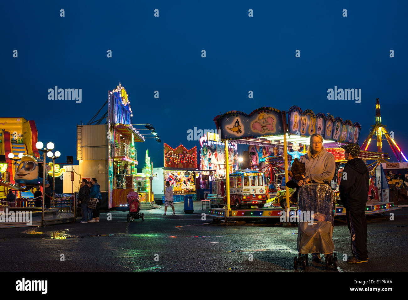 Seaside carnival, Tramore, Ireland Stock Photo - Alamy