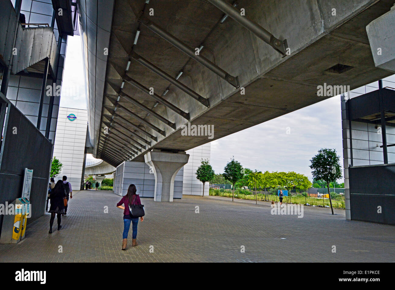 West Silvertown DLR Station, London Borough of Newham, London, England ...