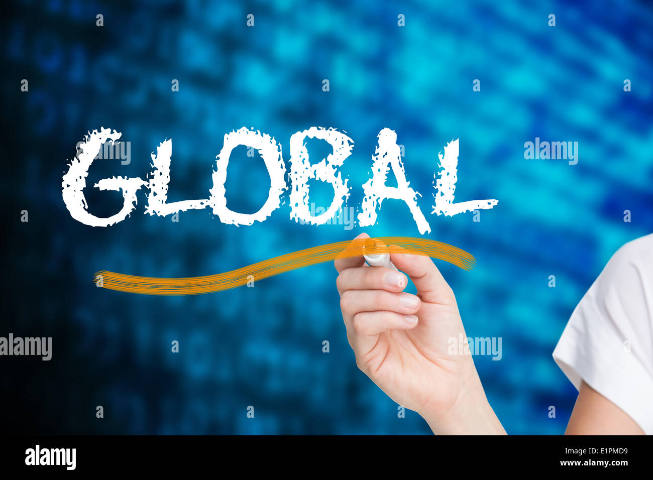 Global word hi-res stock photography and images - Alamy