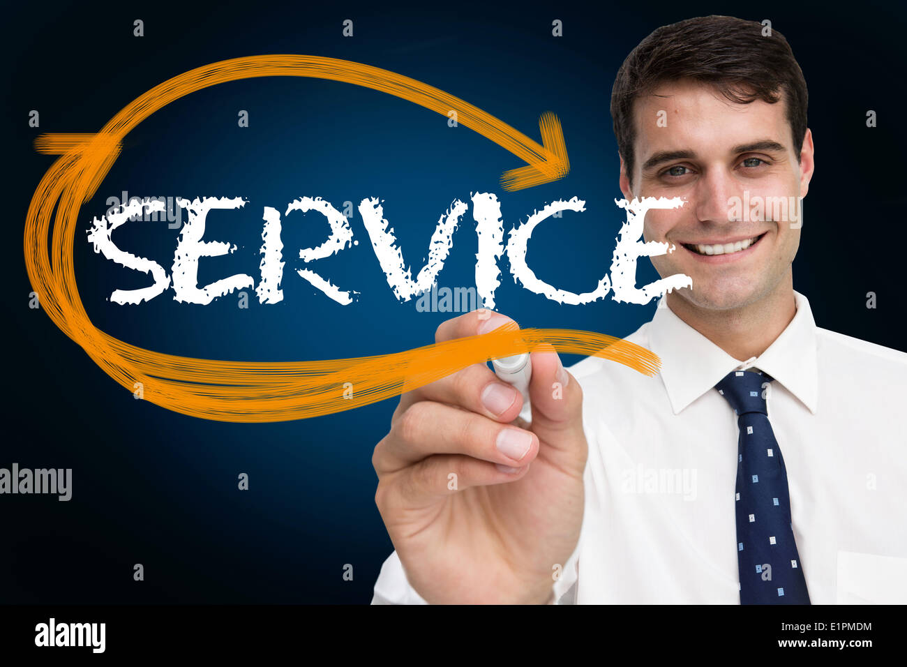 Service writing hi-res stock photography and images - Alamy