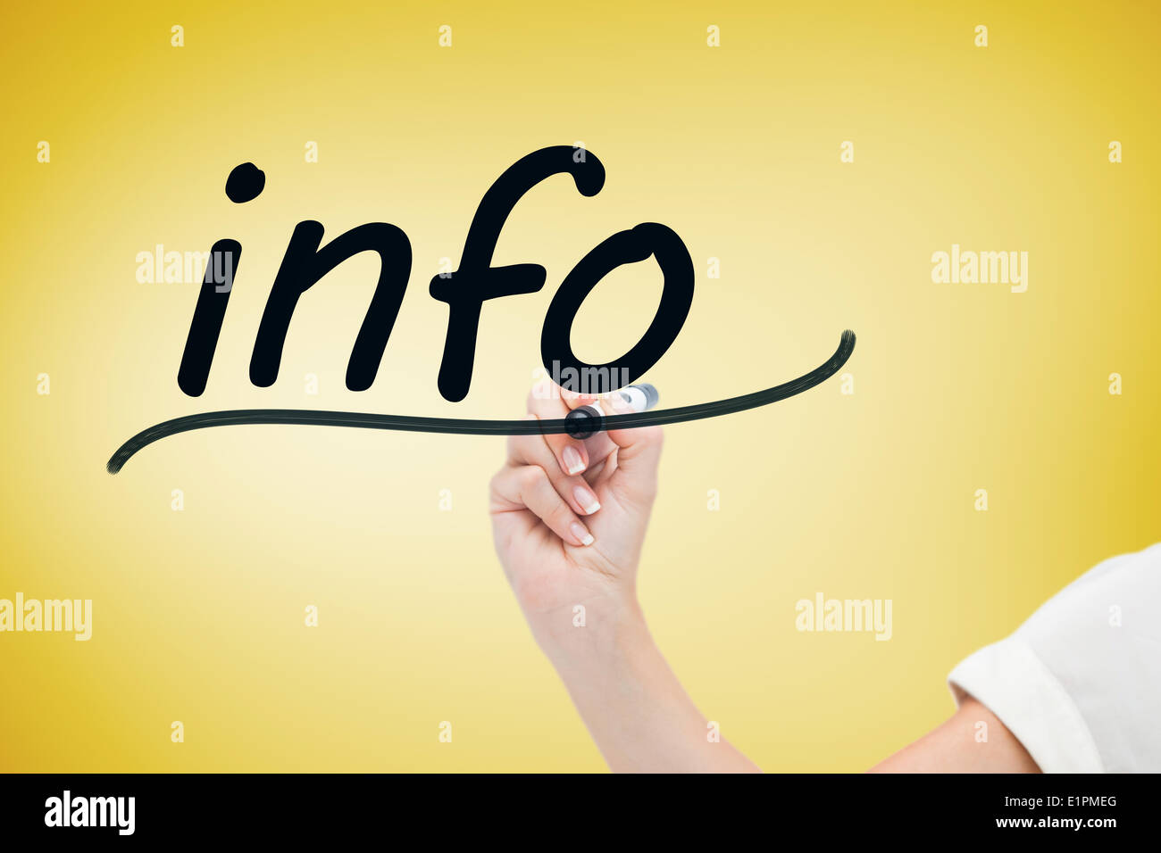 Info word hi-res stock photography and images - Alamy