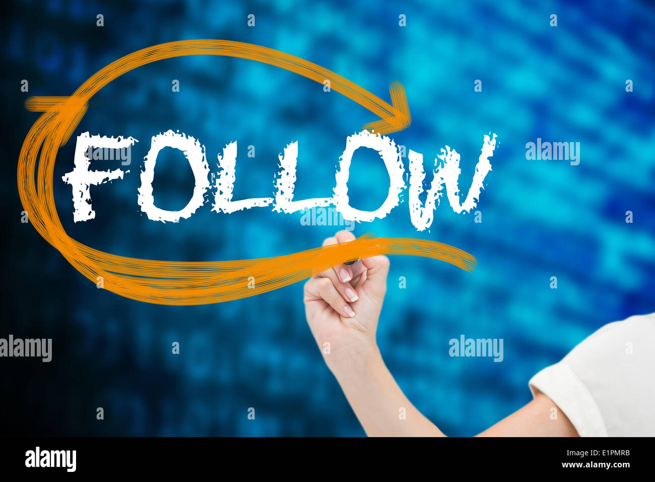 Follow word hi-res stock photography and images - Alamy