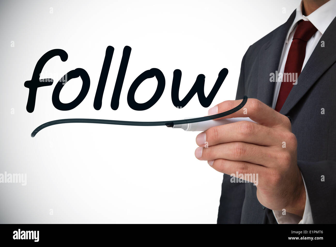 Follow word hi-res stock photography and images - Alamy