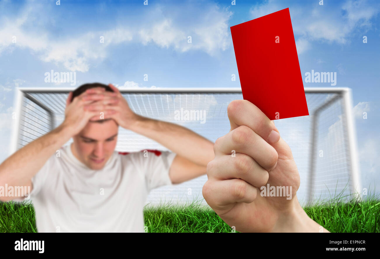 Soccer player hand up hi-res stock photography and images - Alamy