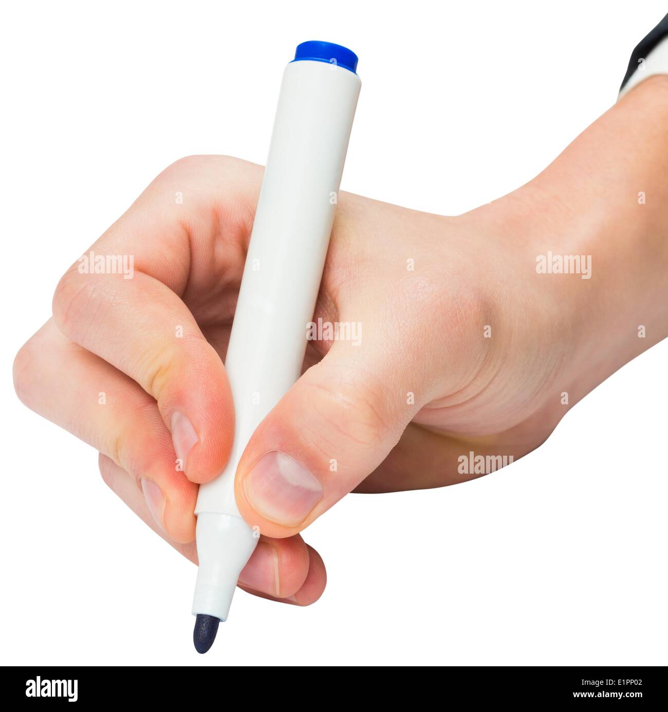 Hand writing with a marker Stock Photo - Alamy