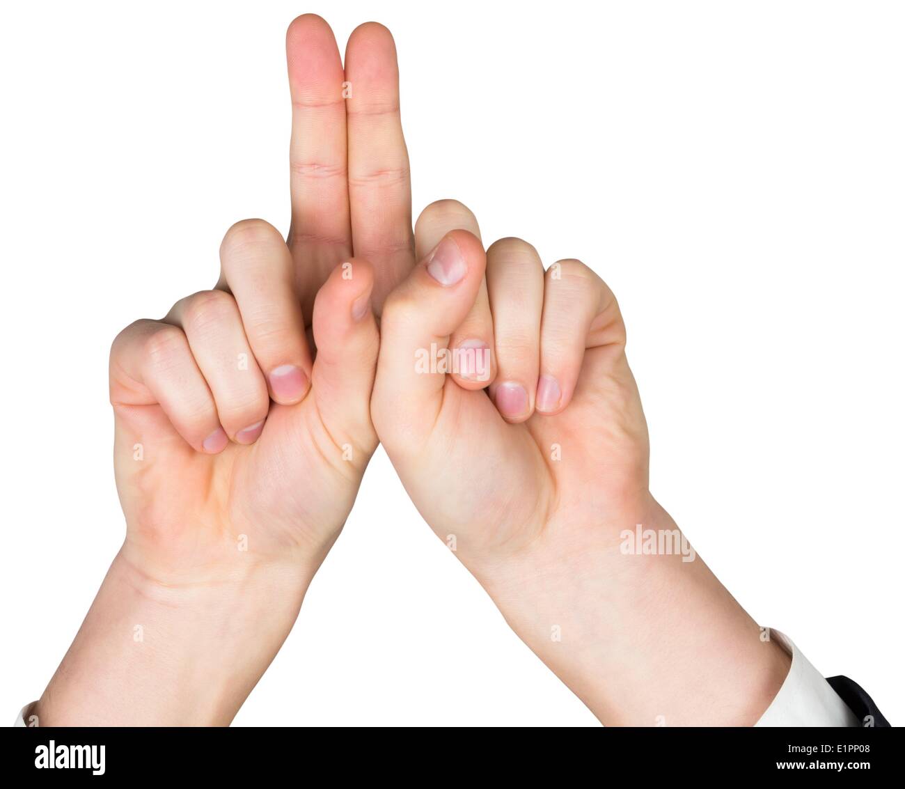 Hands pointing up hi-res stock photography and images - Alamy