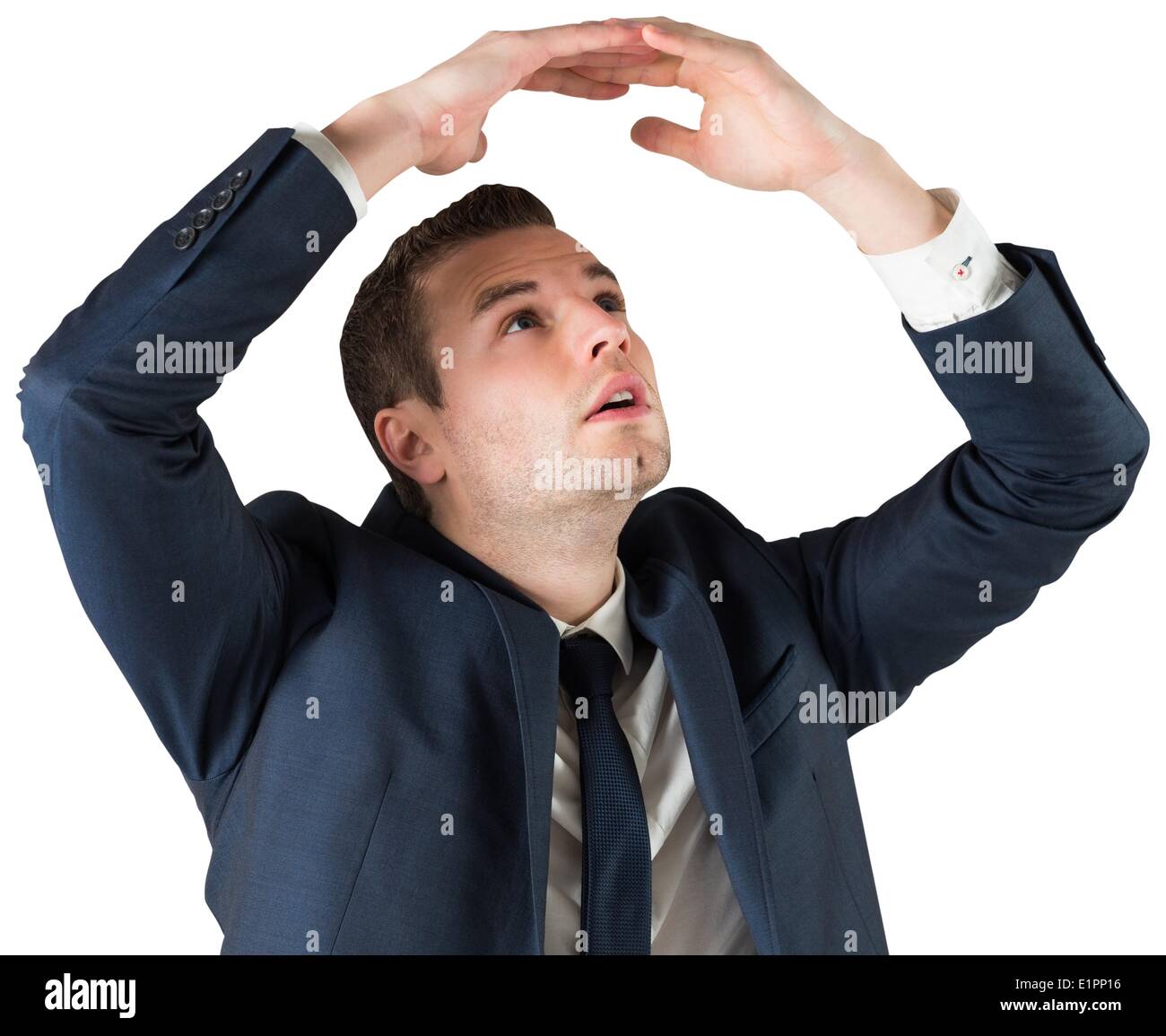 Hands raised above head hi-res stock photography and images - Alamy