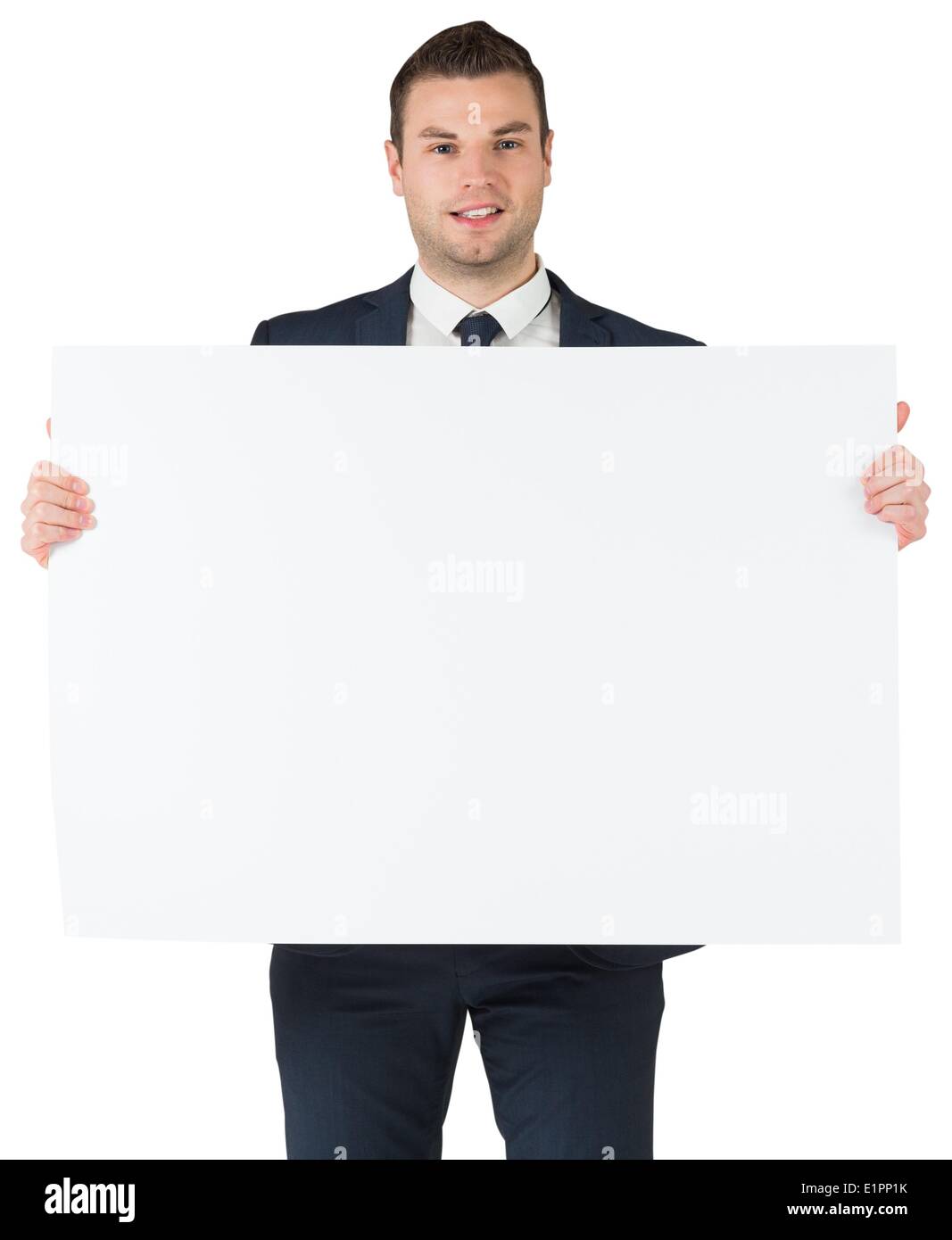 Man holding large card hi-res stock photography and images - Alamy