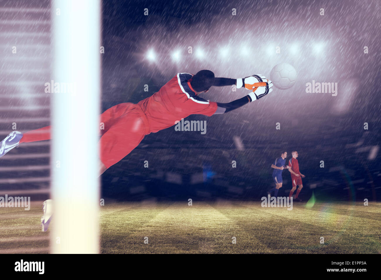 Goalie making a save hi-res stock photography and images - Alamy