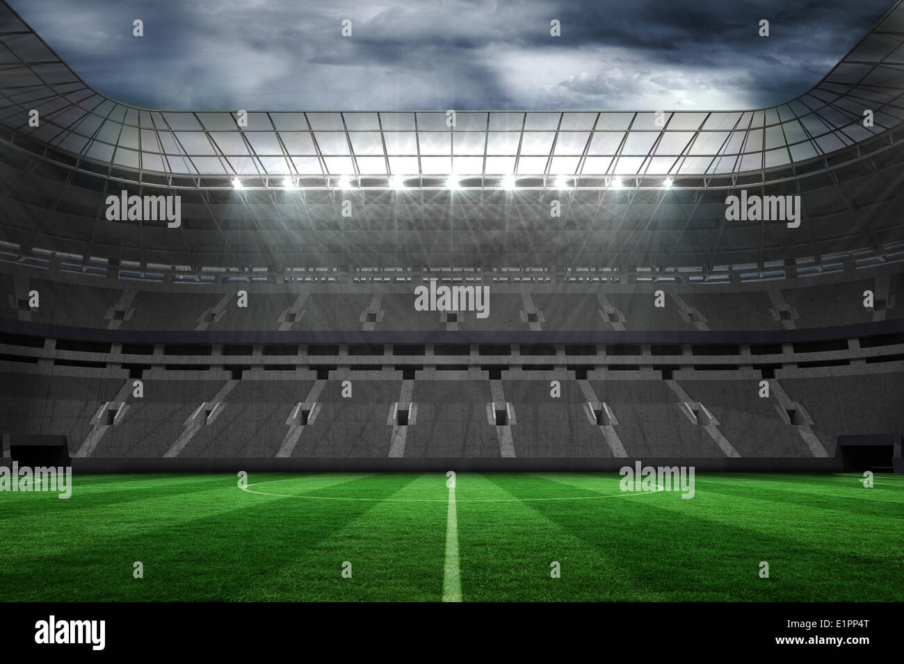Empty football stadium hi-res stock photography and images - Alamy