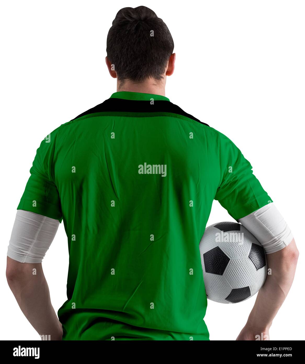 Football player ball isolated in hi-res stock photography and images ...