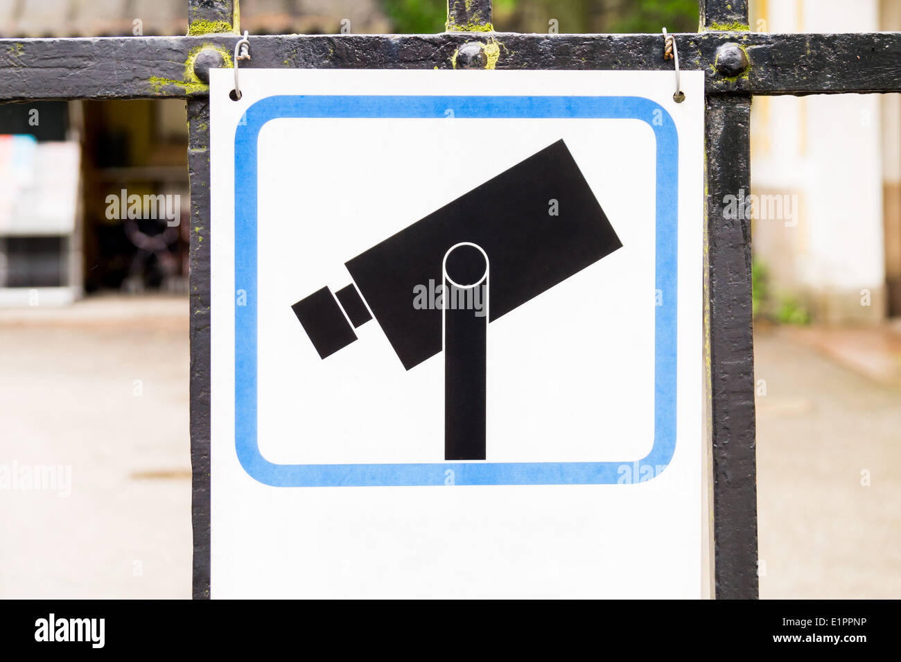 Camera surveillance sign Stock Photo - Alamy