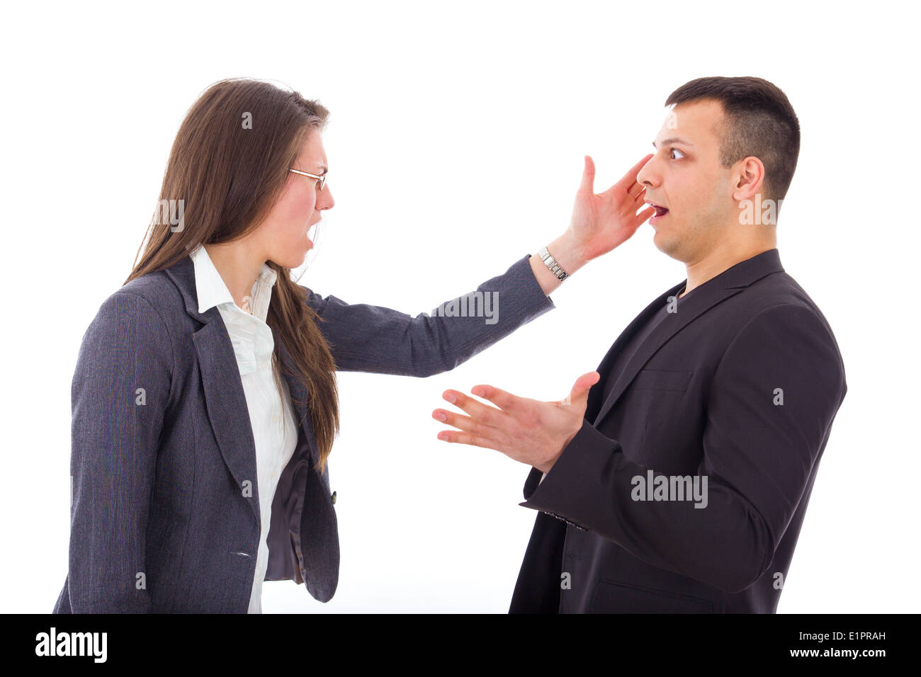 Face slapping hi-res stock photography and images - Alamy